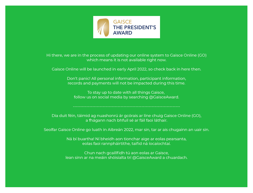 Silver Award | Gaisce